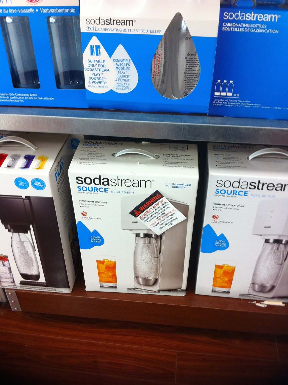 BDS Stickers Deface Sodastream Products in Winnipeg - B'nai Brith Canada