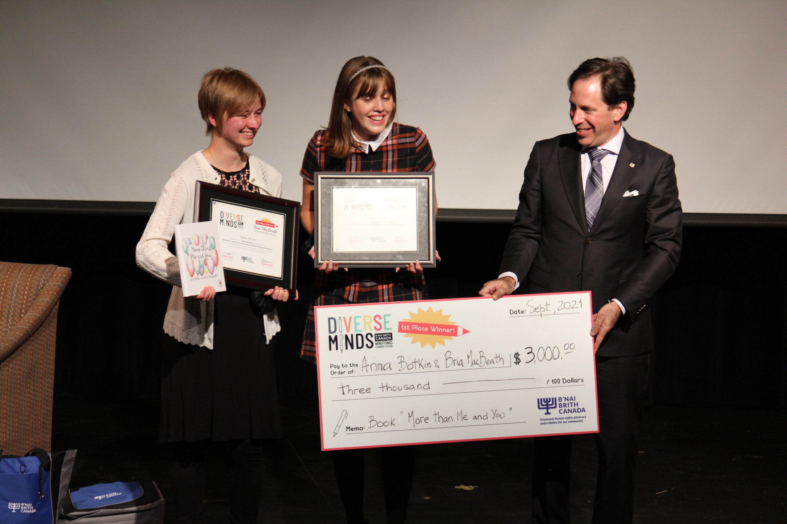 Diverse Minds Manitoba Winners 2021 - B'nai Brith Canada