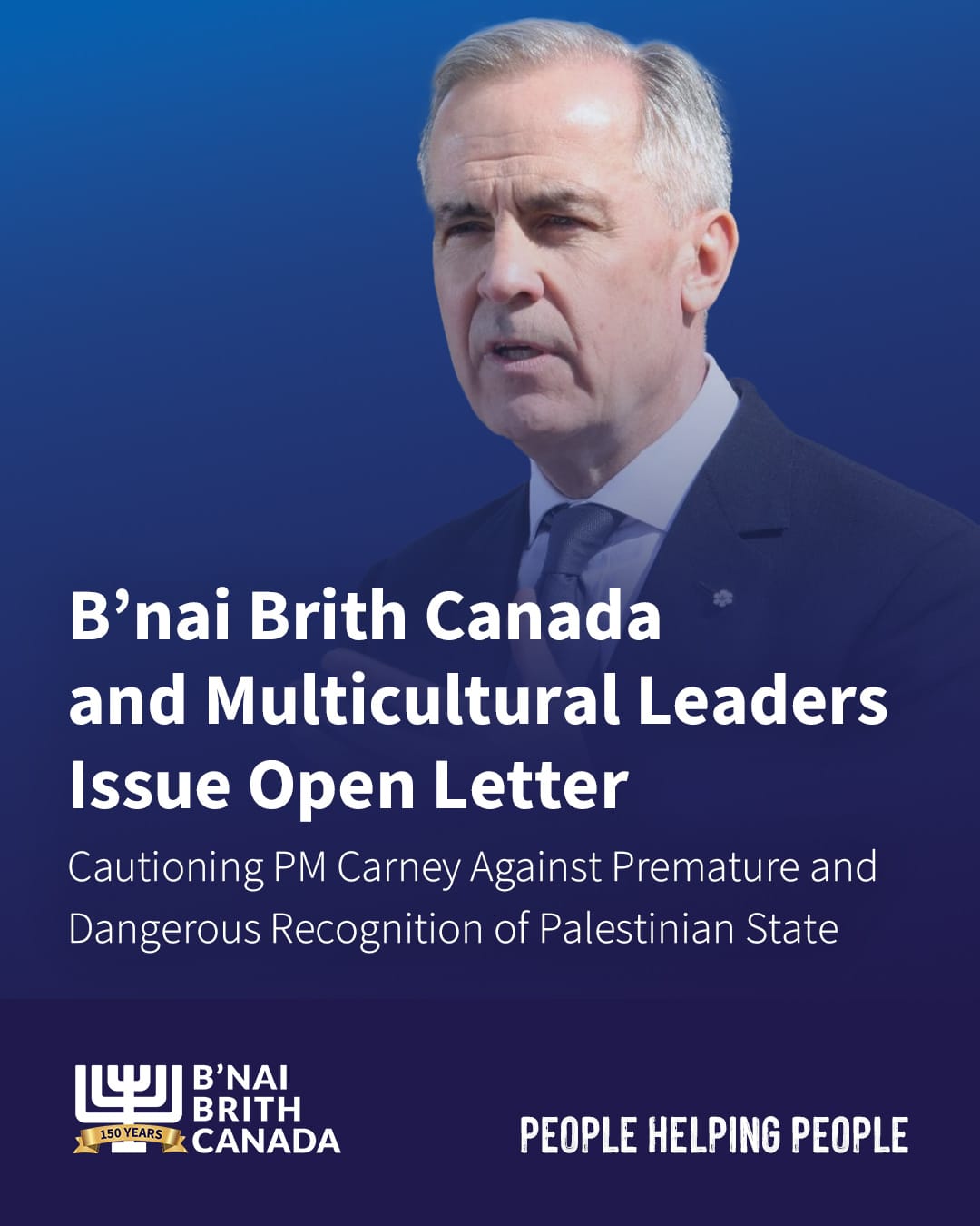 Open Letter to PM Carney - B'nai Brith Canada