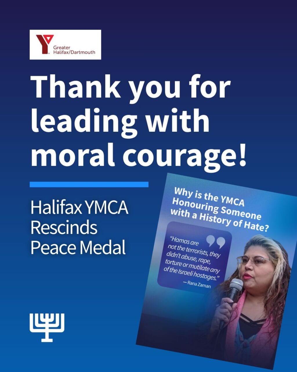 B’nai Brith Canada Commends YMCA Decision to Rescind 2025 Peace Medal ...